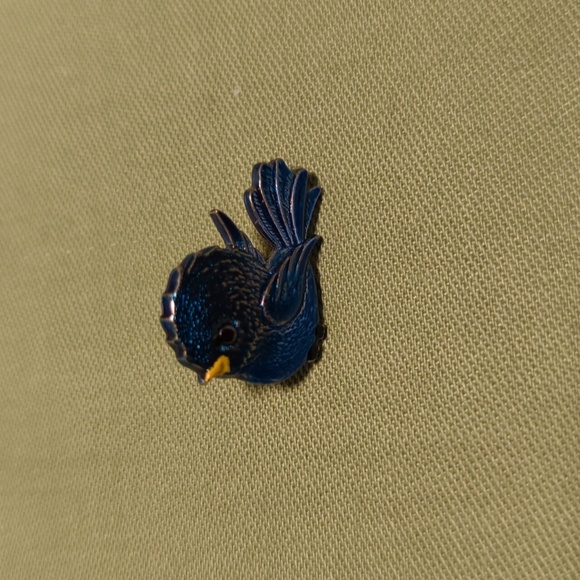 Jewelry | Vintage Enamel Bluebird Collectors Pin | Poshmark